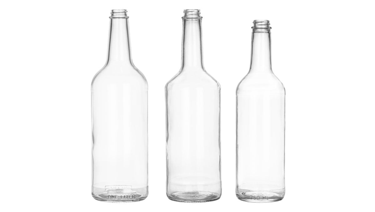 Glass Mixer Bottles – General Bottle Supply