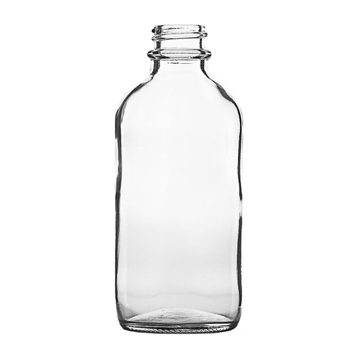 4 oz Boston Round Bottle - Flint – General Bottle Supply