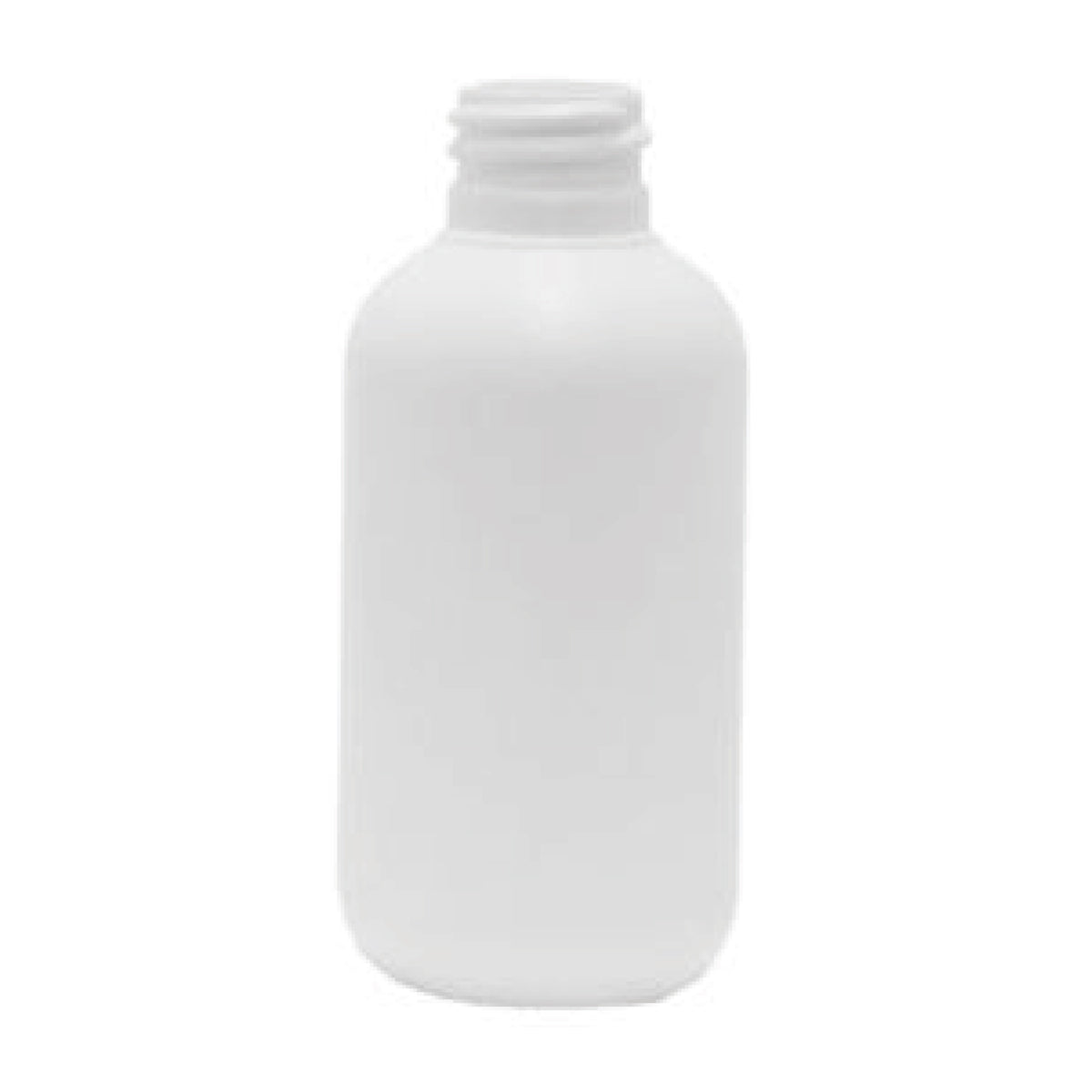2 oz Boston Round HDPE Bottle - White – General Bottle Supply