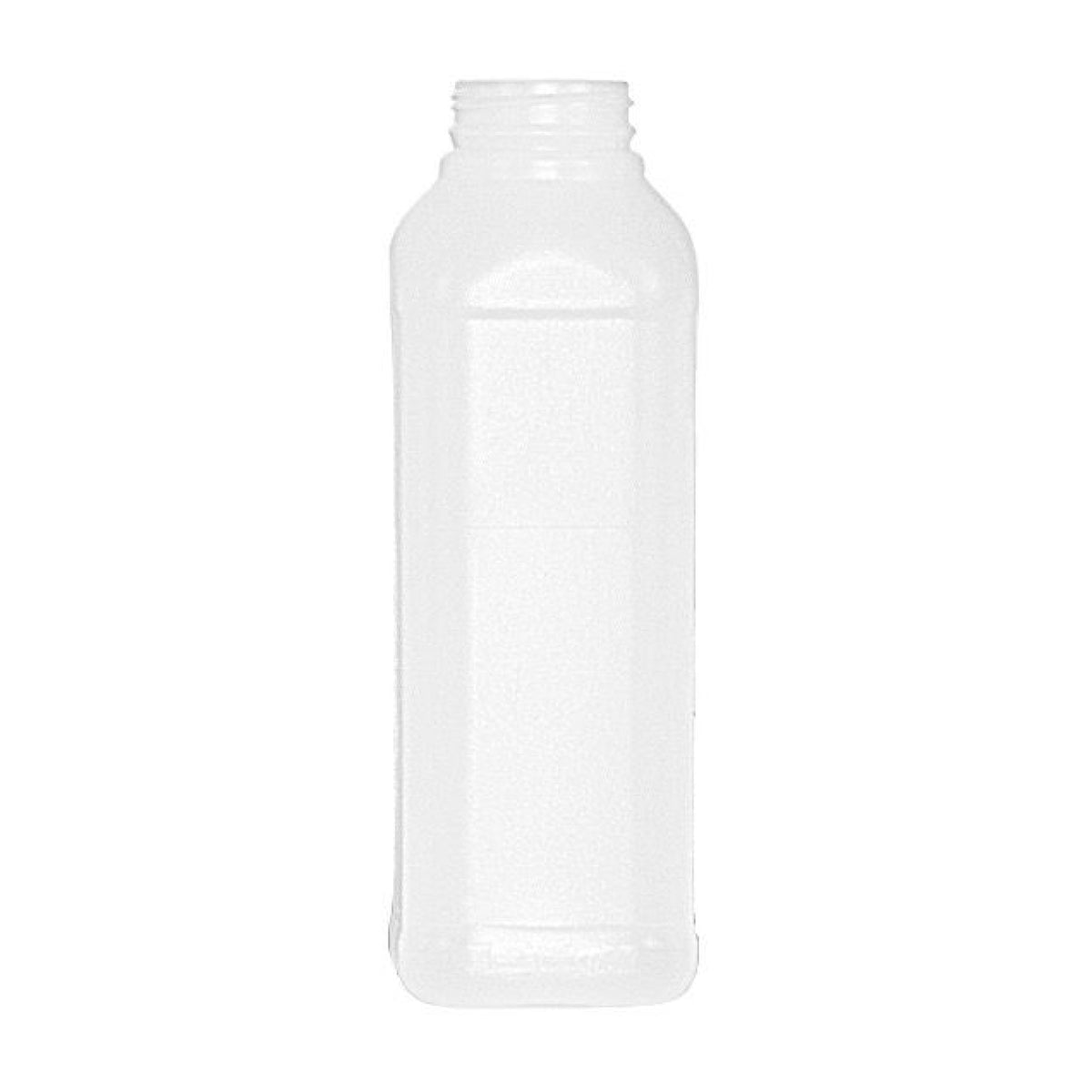 16 oz Dairy Square HDPE Bottles - Natural – General Bottle Supply