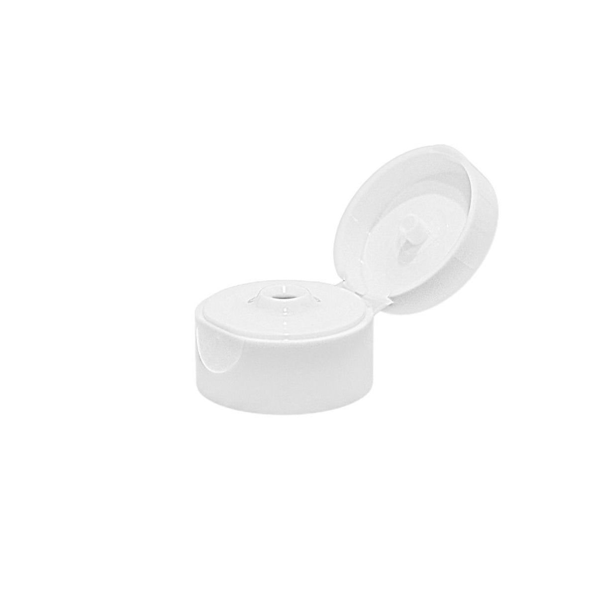 Hinged or Flip Top Caps - White (22/400) – General Bottle Supply
