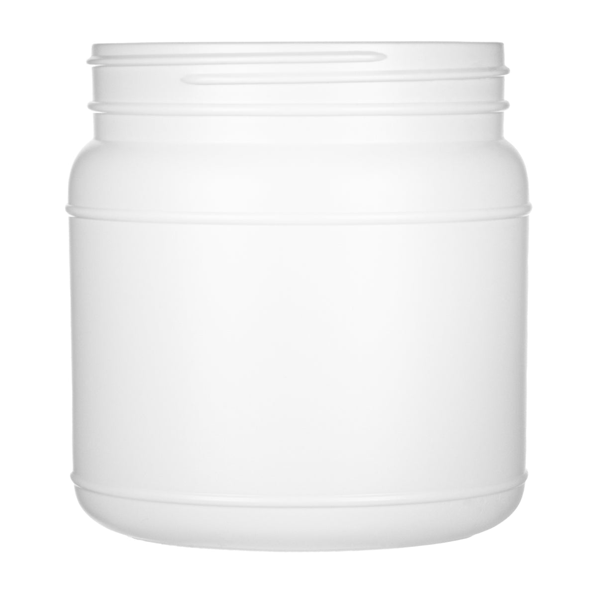 1000 cc Round Packer HDPE Bottles - White – General Bottle Supply