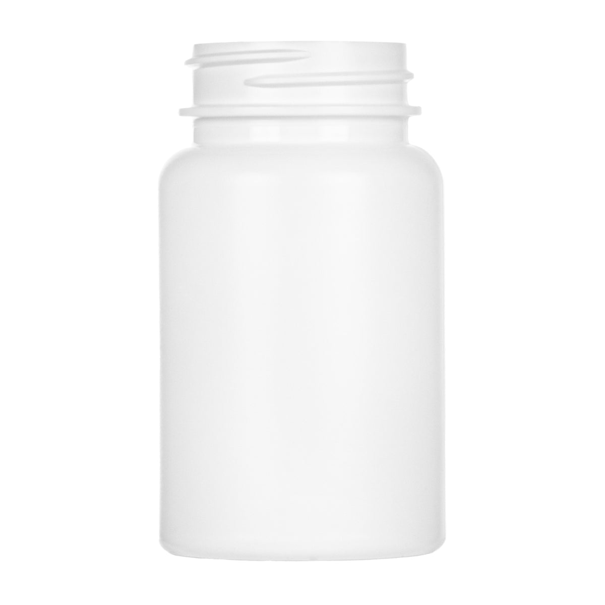 100 cc Round Packer HDPE Bottles - White – General Bottle Supply